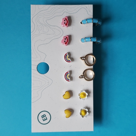 EARTHBOUND | Accessories | Nwt Earthbound Girls Earrings 6 Pairs | Poshmark